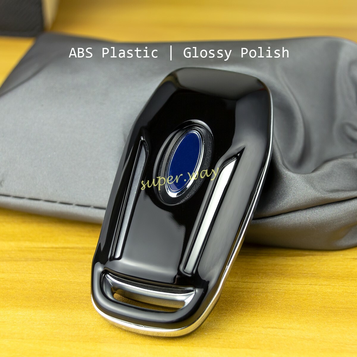 Black Car Hard Shell Key Case Cover For Ford Mondeo Mustang Edge ...