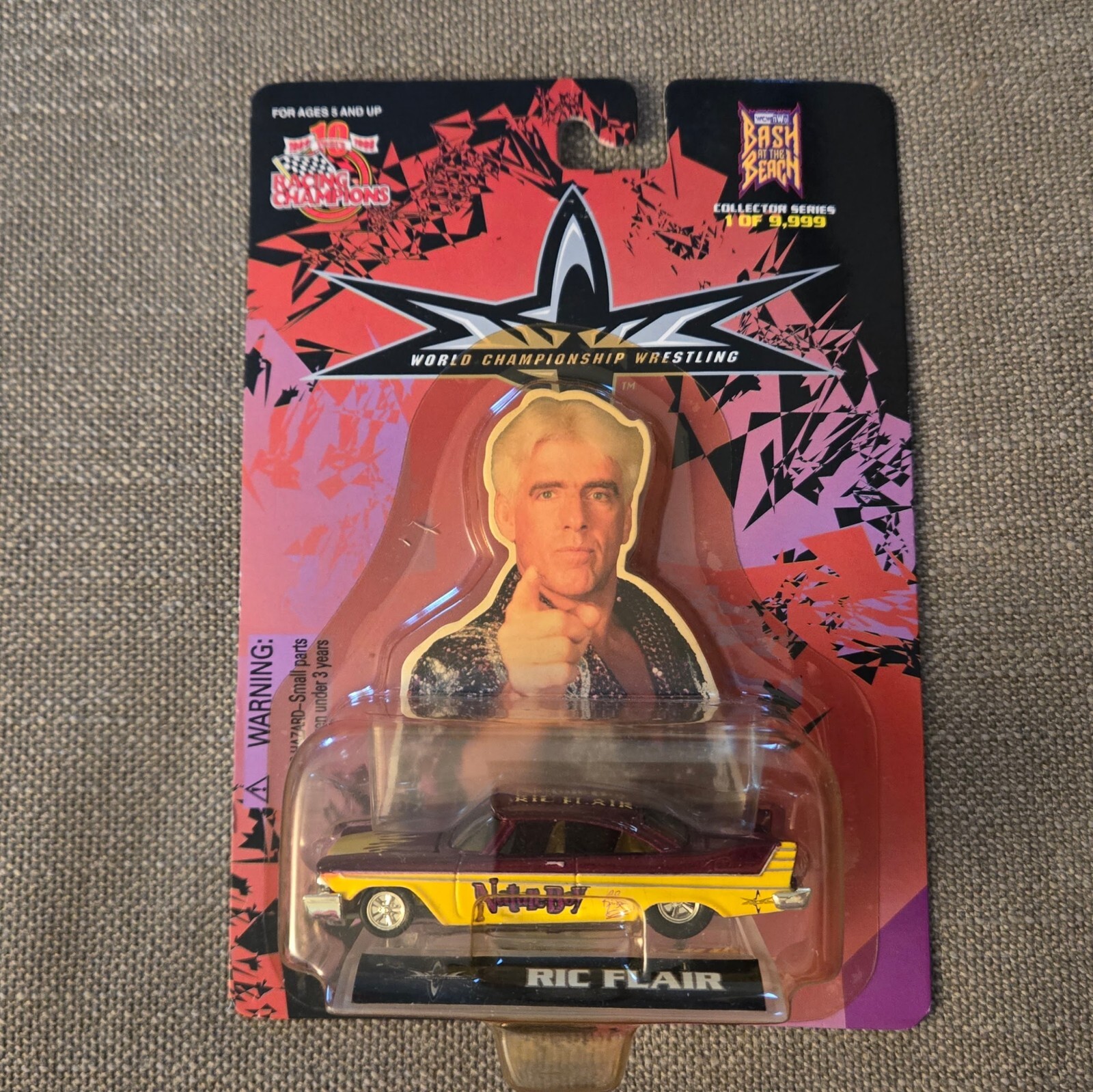 Racing Champions Vintage 1998 WCW RIC FLAIR Nitro Chevrolet HOT ROD 1: ...