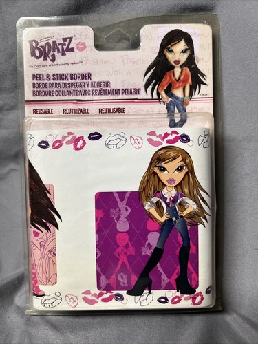 BRATZ PEEL & STICK WALL BORDER ROLL BRATZ DOLLS NURSERY ROOM DECOR 15 ...