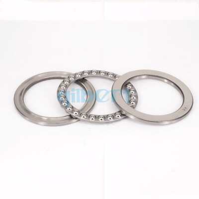 51124 120x155x25mm Axial Ball Thrust Bearing Set(2 Steel Races + 1 Cage ...