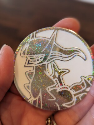 Pokémon TCG Arceus Coin (Large) White Silver Holo Pokémon Coin | eBay