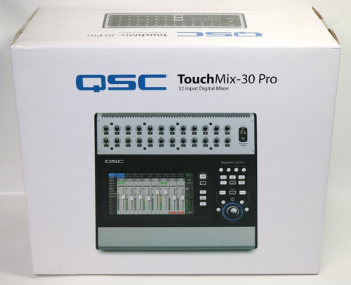 QSC TouchMix-30 Pro 32-Channel Professional Touchscreen Digital Mixer ...