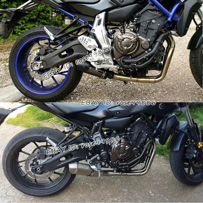 For Yamaha FZ07 MT07 YZF-R7 2021-2025 Exhaust Front Pipe Mufflers Whole ...