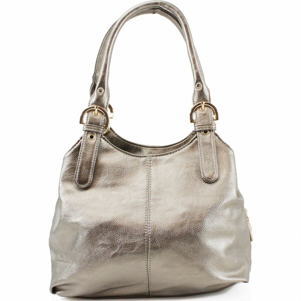 Ladies Buckled Three Sections Spacious Shoulder Handbag Women Crossbody ...