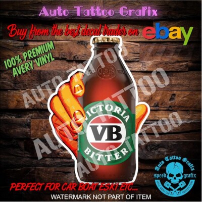 VB BEER DECAL STICKER BAR FRIDGE COOL MAN CAVE SHED CAR TRUCK RIG | eBay