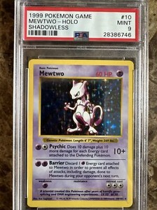 Mewtwo 1999 Pokemon Game #10 Shadowless Holo Price Guide - Sports Card ...