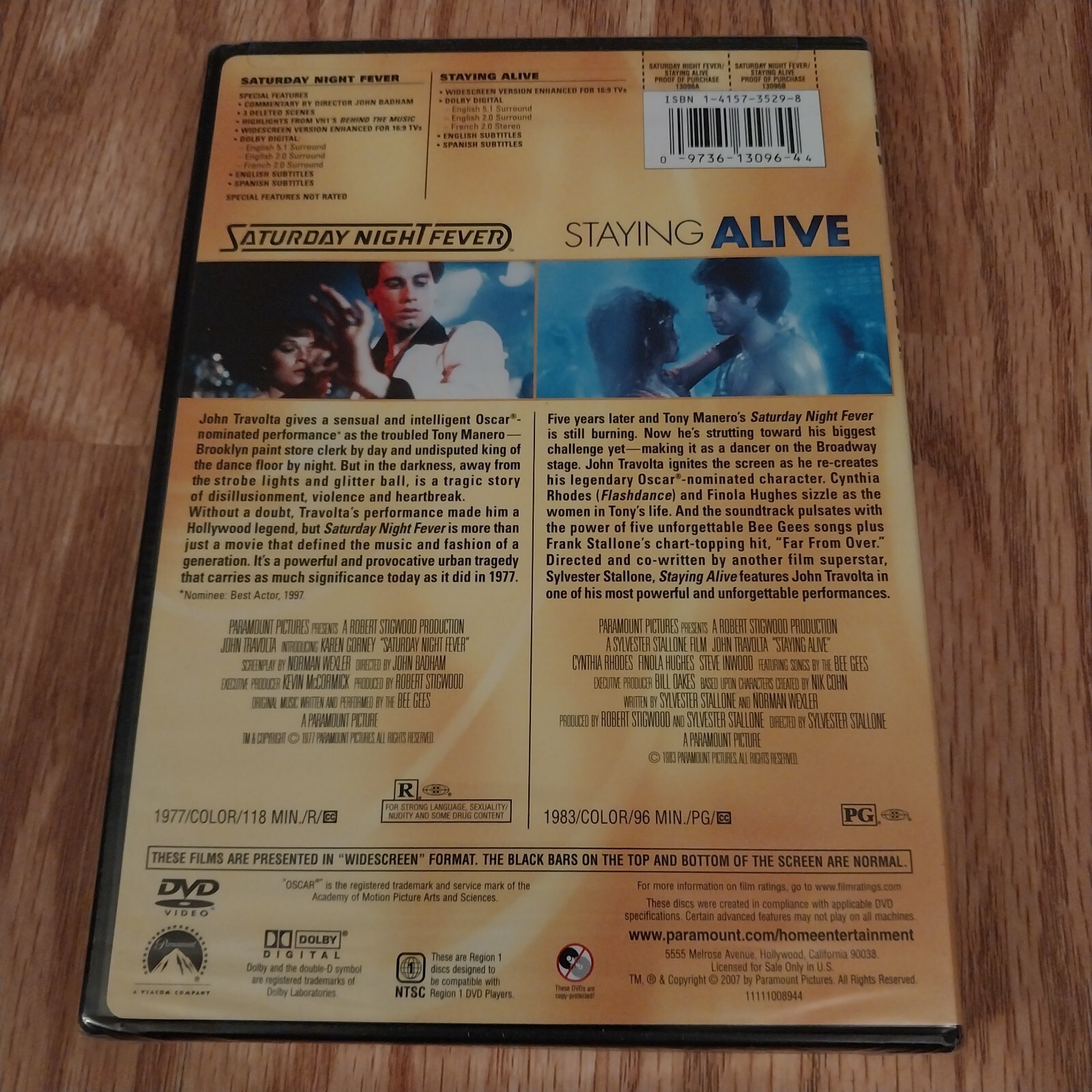 Saturday Night Fever / Staying Alive (DVD, 1977/1983) BRAND NEW ...