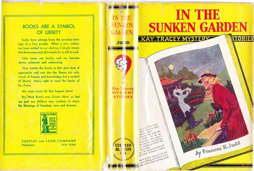 KAY TRACEY IN THE SUNKEN GARDEN #12 SCARCE 1943 Orig HB/DJ FINE+ ...