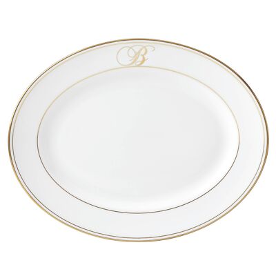 Lenox Federal Gold Script Monogram Dinnerware Platter, B | eBay