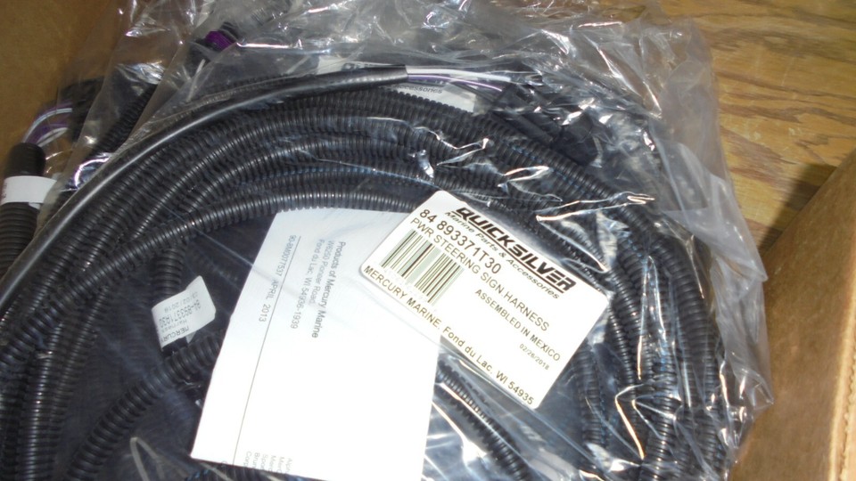 OEM MERCURY VERADO STEERING PUMP 8M0134637 HELM KIT UFLEX TRIPLE PWR ...