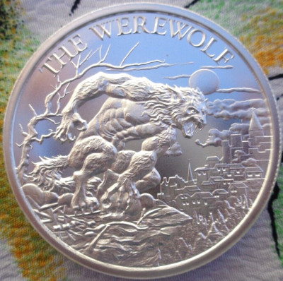 1 oz. THE WEREWOLF Cryptozoology Series BU rounds .999 fine silver | eBay