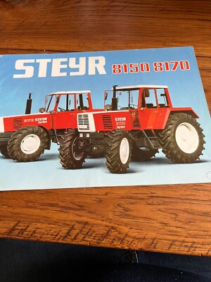 Steyr 8150 8170 Tractor Brochure FCCA | eBay