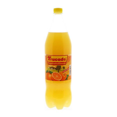 Frucade Limonade mit dem intensiv fruchtigen Geschmack saftiger Orangen ...