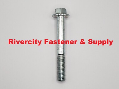 (1) M12-1.75x100 Hex Flange Bolt Grade 10.9 M12x1.75x100 Screw 12mm x ...