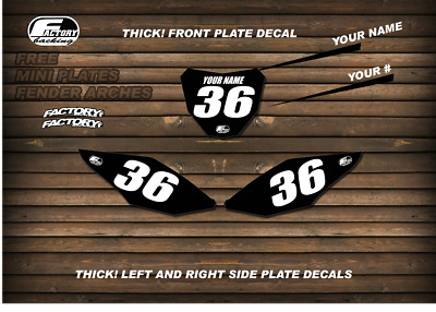 HONDA CRF CR MODELS Printed Race Number Backgrounds MOTOCROSS MX ...