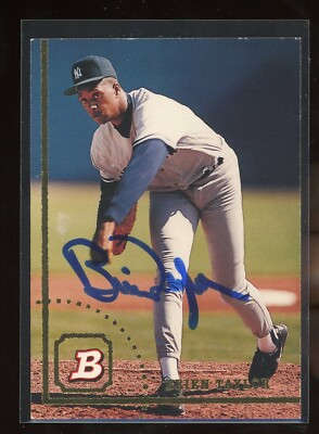 1995 Bowman BRIEN TAYLOR Signed Card autograph auto YANKEES #1 PICK | eBay