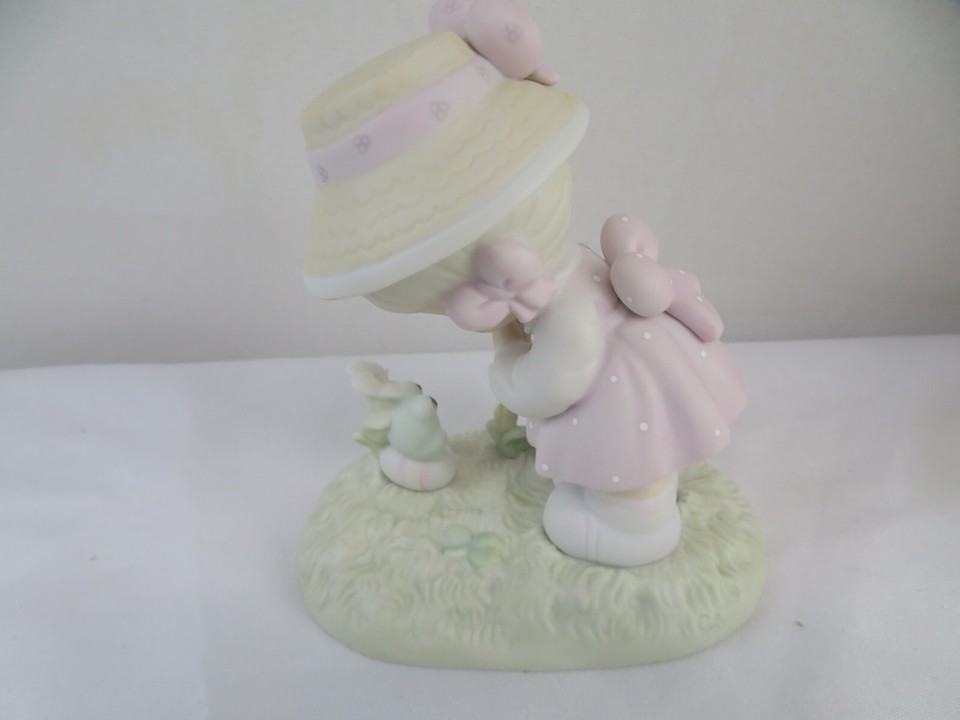 'Precious Moments 'Hoppy Easter, Friend' Girl With Frog & Tulip #521906 ...