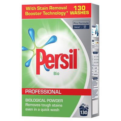 Persil Professional Laundry Detergent Biological Powder - 130 Washes | eBay