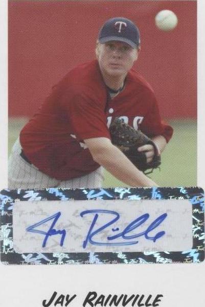 2004 Just Minors Just Rookies - Jay Rainville #66 Autographs (AU, RC ...