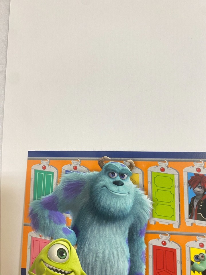 Monsters Inc. Monstropolis Kingdom Hearts Ⅲ Postcard 2019 Square Enix ...