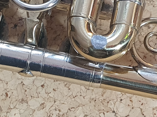 Beautiful old & rare trumpet, high pitch? "Heckel snake", octogonal ...