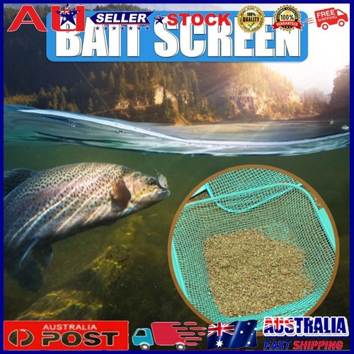 3/4mm Fishing Bait Sieve Mesh Filtration Lures Mini Sieve Tools (Green ...