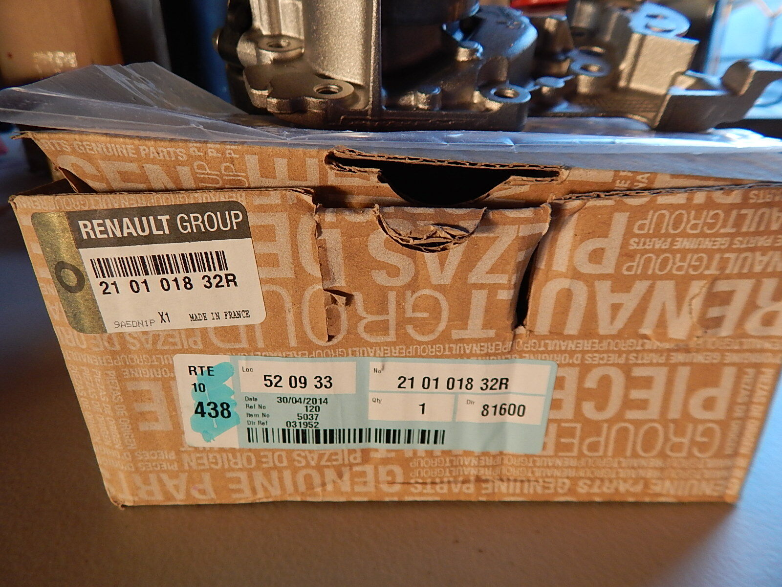 Water+Pump+Original+Renault+CLIO+III+KANGOO+1.2+16v+210101832R for sale ...