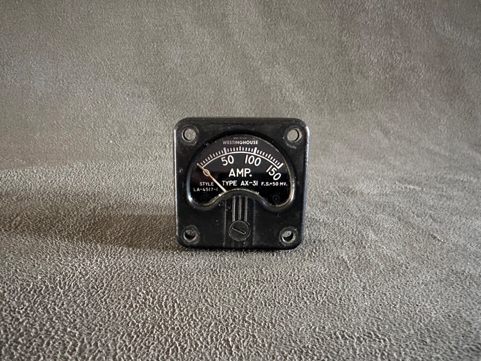 Westinghouse WWII Aircraft Amps Gauge Type AX-31 | eBay