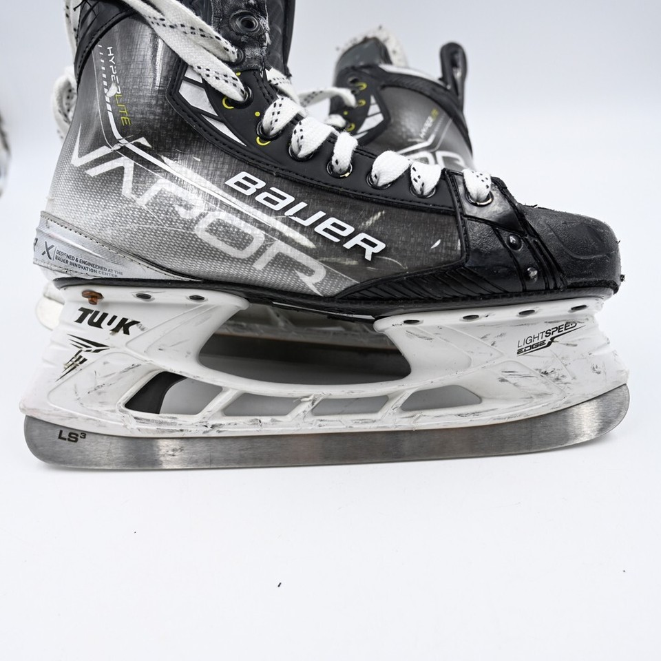 Bauer Vapor Hyperlite Pro Stock Ice Hockey Skates Used Shane Bowers NJ ...