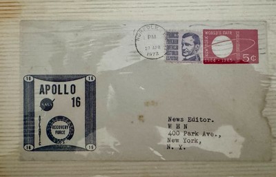 Stamps - Apollo 16 Recovery Force & 1964-65 NY World's Fair Stamps ...