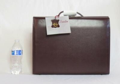 NIB Jourdan Genuine Cow Hide Leather Briefcase w/ Lock | eBay
