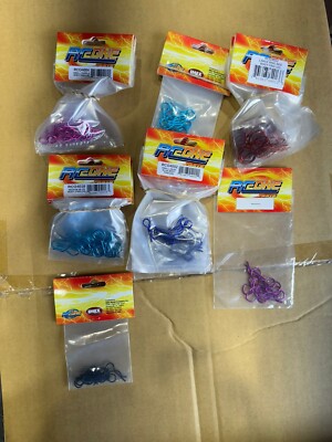 15-PACK RC-ONE MEDIUM BODY PINS SMALL/MEDIUM/LARGE MIX COLOR SIZES LOT ...