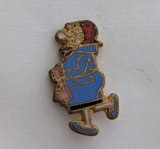 Flo & Andy Capp Small Enamel Pin Badges | eBay