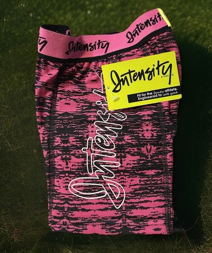 Soffe Intensity Slider Shorts Girls Small Pink Black Padded Leg New | eBay
