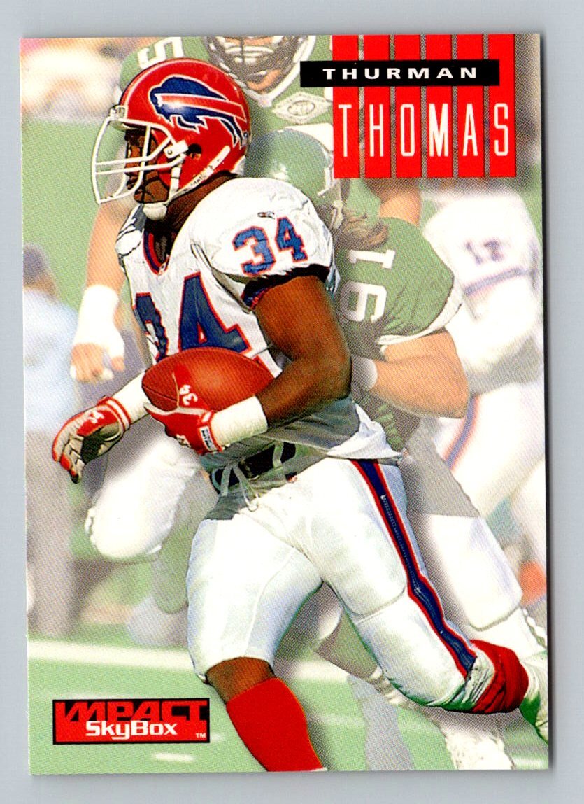 1994 SkyBox Impact #30 Thurman Thomas Buffalo Bills Football Card | eBay