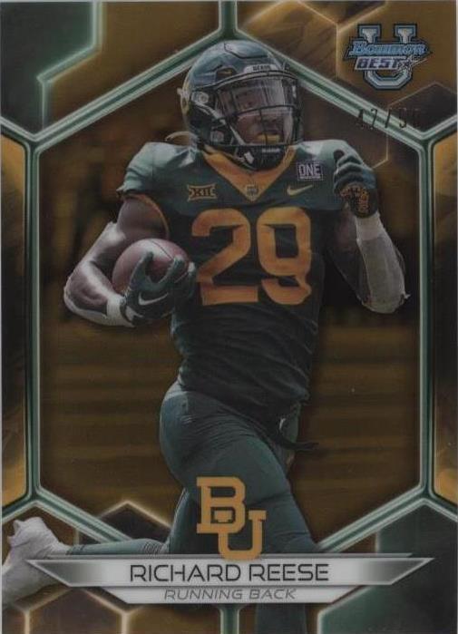 2023 Bowman's Best University - Richard Reese #38 Gold Refractor /50 ...