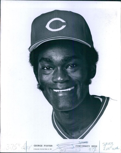 News Photo Baseball George Foster Cincinnati Reds Outfielder Major ...