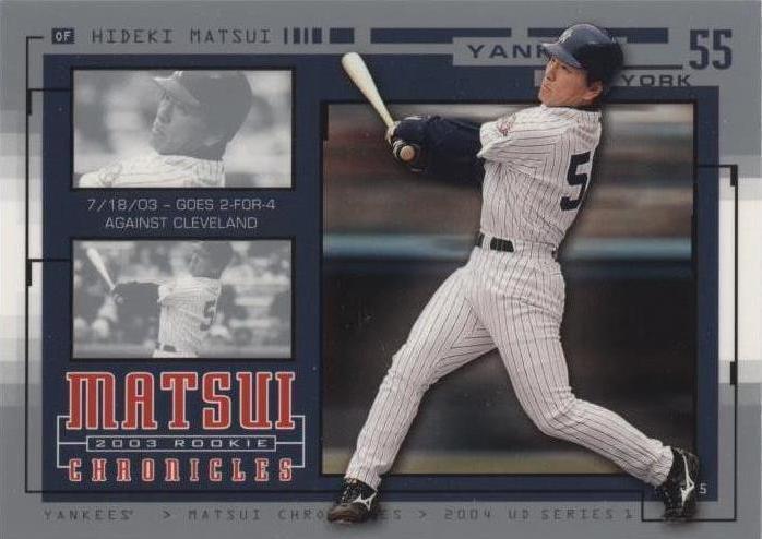 2004 Upper Deck - Matsui 2003 Rookie Chronicles Hideki Matsui #HM48 for ...