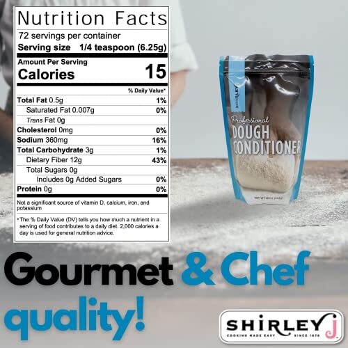 Dough Conditioner Bread Improver & Enhancer For Baking | (1 lb ...