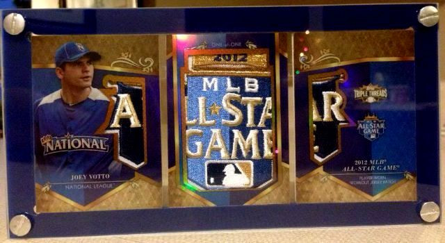 Topps Triple Threads Tri-fold Booklet Card Display Case w/Black Steel ...