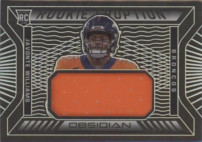 2021 Panini Obsidian - Rookie Eruption Javonte Williams #RE-JWI /100 ...