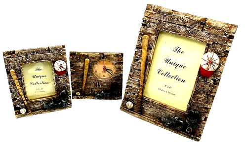 1995 Baseball Boston Red Sox Theme Picture Frames Set Of 2 Plus Clock ...