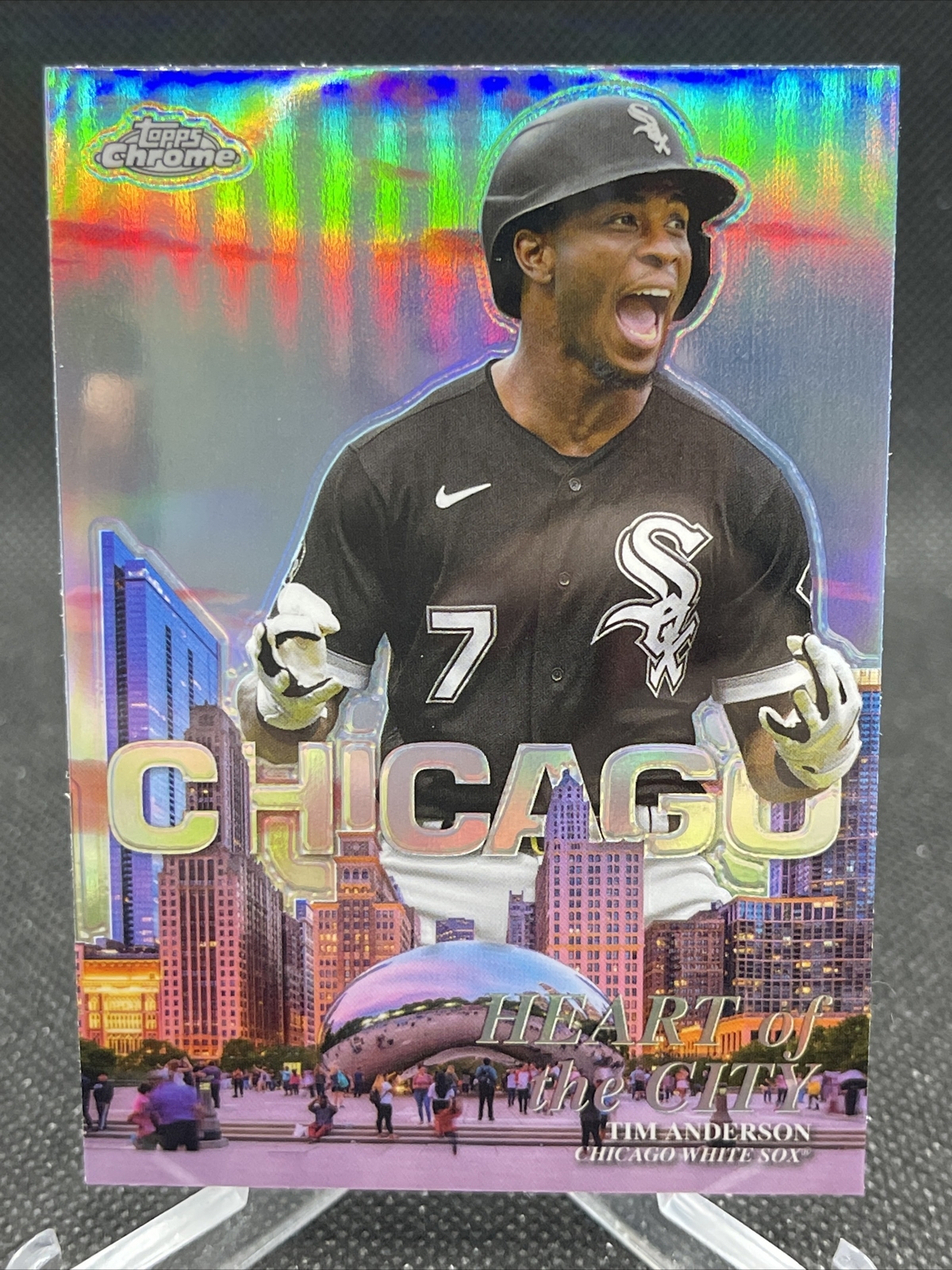 2022 Topps Chrome Tim Anderson Heart Of The City Refractor #HOC-9 White ...