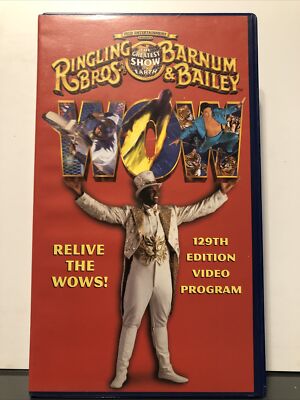 Ringling Bros & Barnum & Bailey Circus 129th Edition Video Program (VHS ...