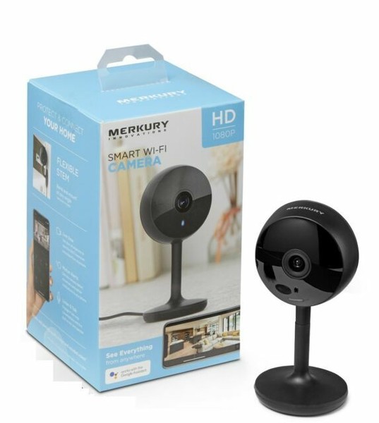 Merkury MI-CW017-101W 1080p Smart Wi-Fi Camera - Black for sale online ...