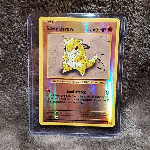 Sandshrew -Sand Attack 54/108 - Common Reverse Holo - XY Evolutions ...