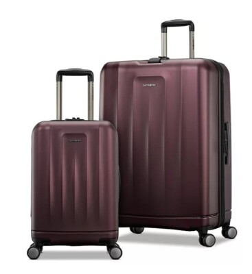 Samsonite Ridgeway Hardside 2-Piece Spinner Luggage Set (PURPLE) | eBay