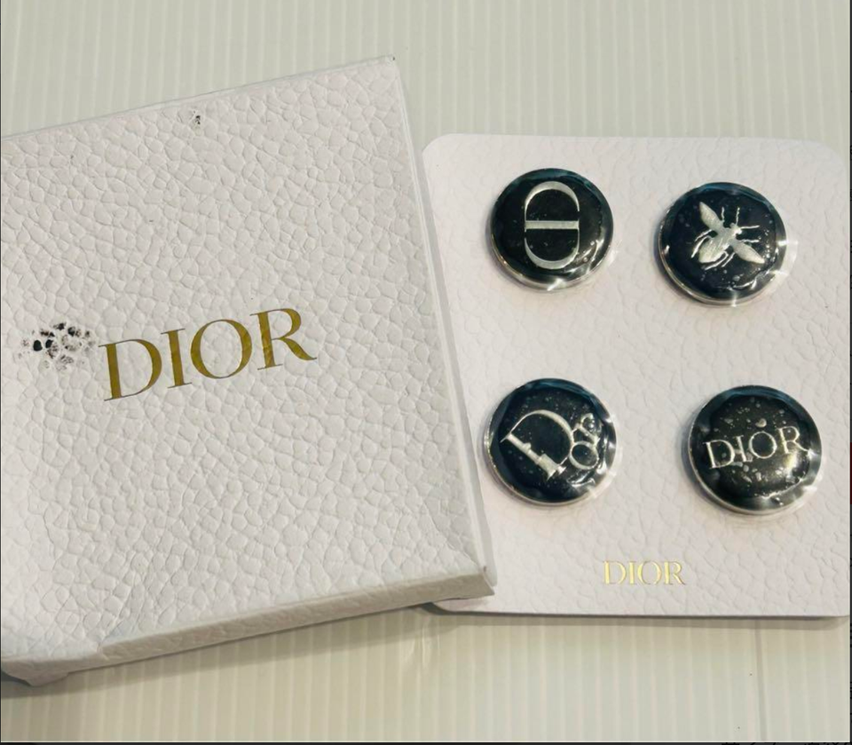 Christian Dior Novelty Pin lapel 4 pins Authentic Pin Badge New | eBay