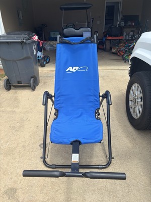 AB Lounge 2 Exercise Chair Abdominal Workout Lounger Blue | eBay