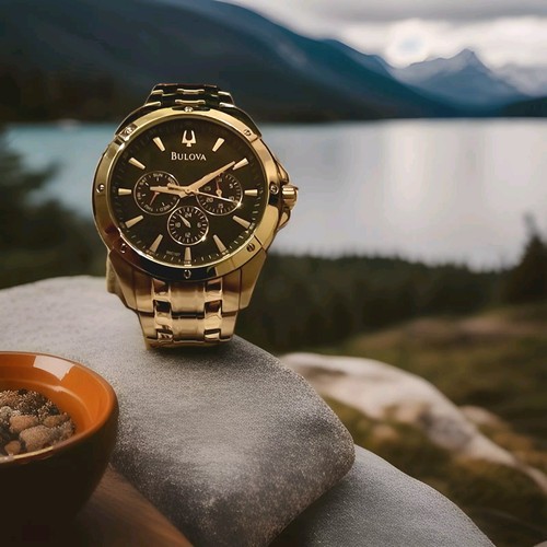 Bulova 96C107 41 mm Silver Tone Stainless Steel Case Silver Tone ...